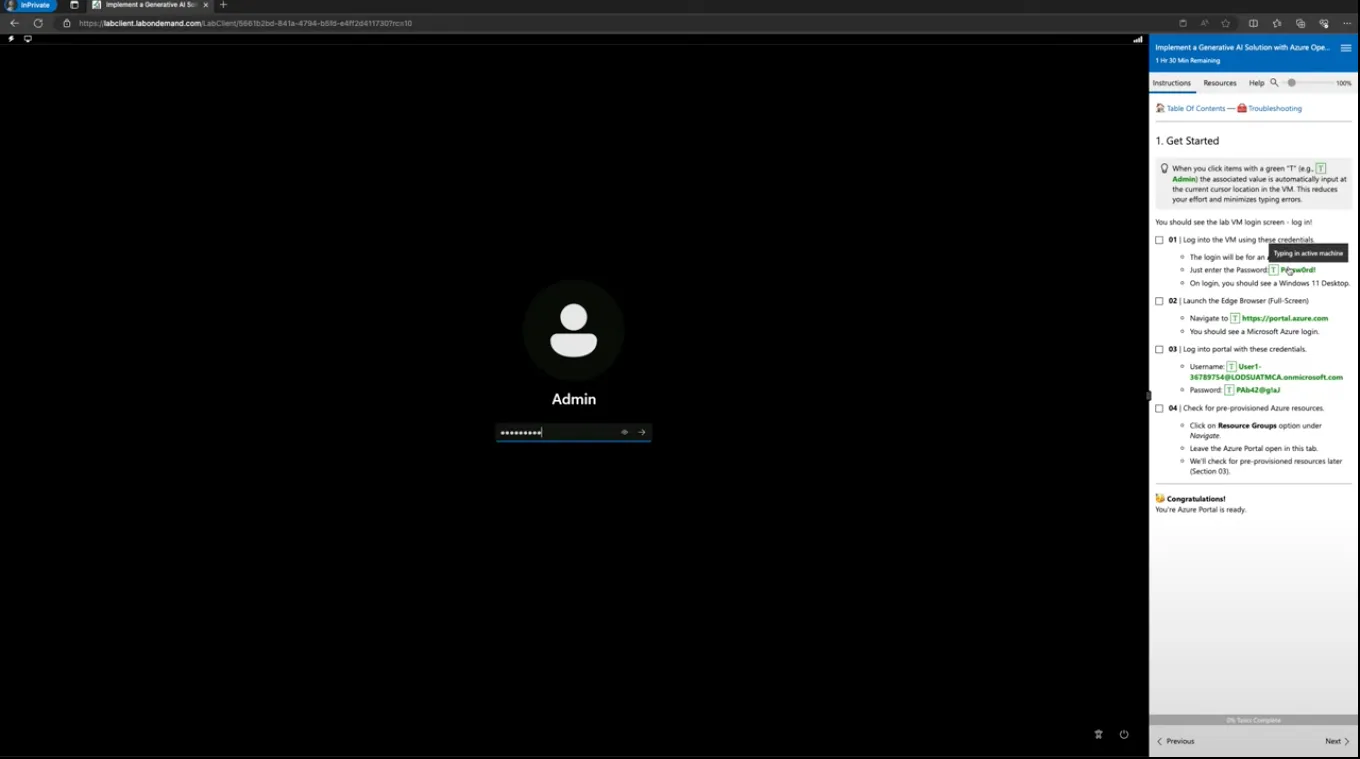 2.1 | Get Started | Contoso Chat
